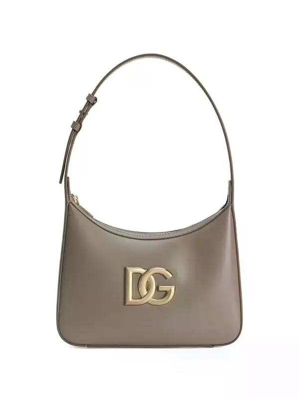 Dolce & Gabbana Leather Shoulder Bag - Neutrals