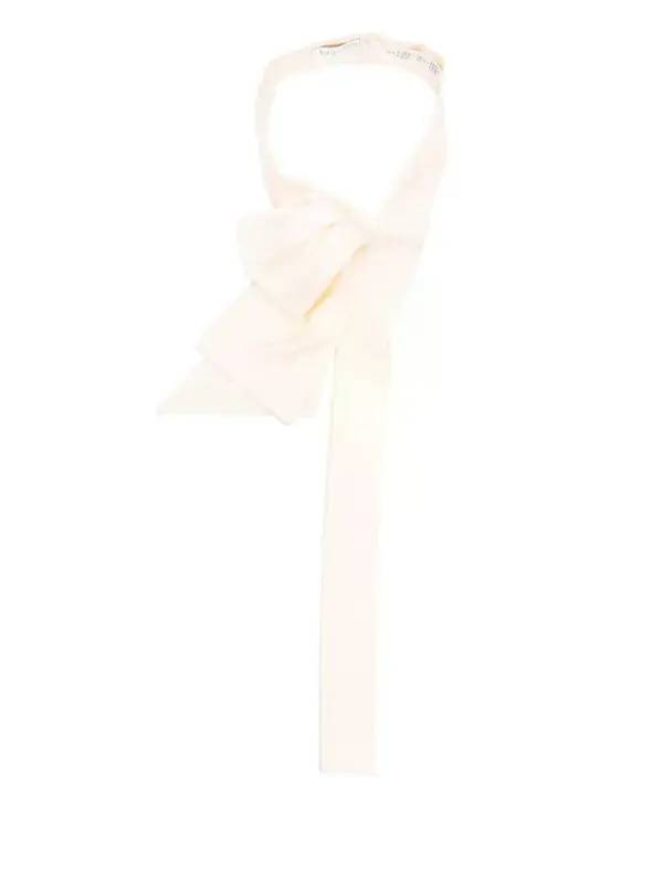FORTE_FORTE Elasticated Bow Tie - Neutrals