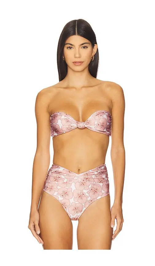 SHANI SHEMER Anne Bikini Top - Pink Print