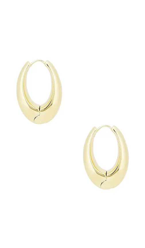 Shashi Cameron Hoop Earring - Gold