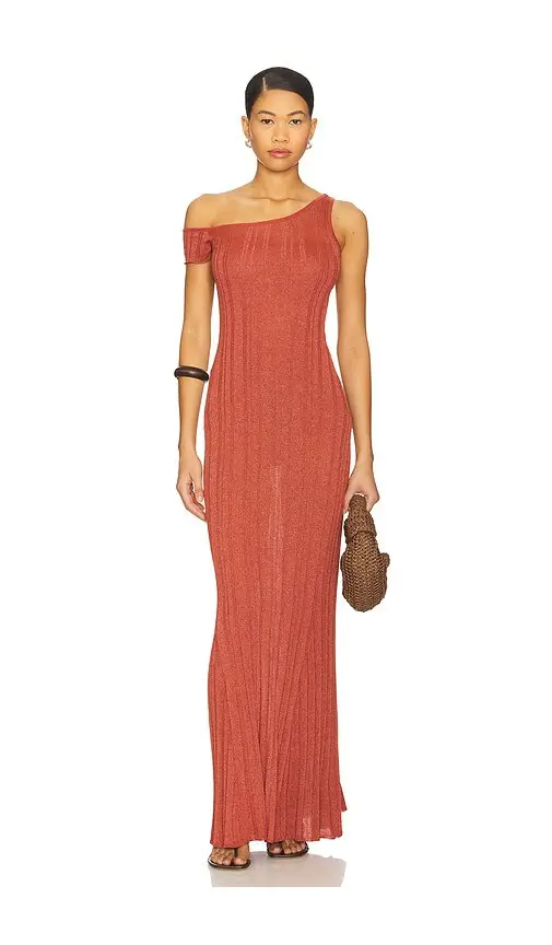 AFRM Hoda Dress - Rust