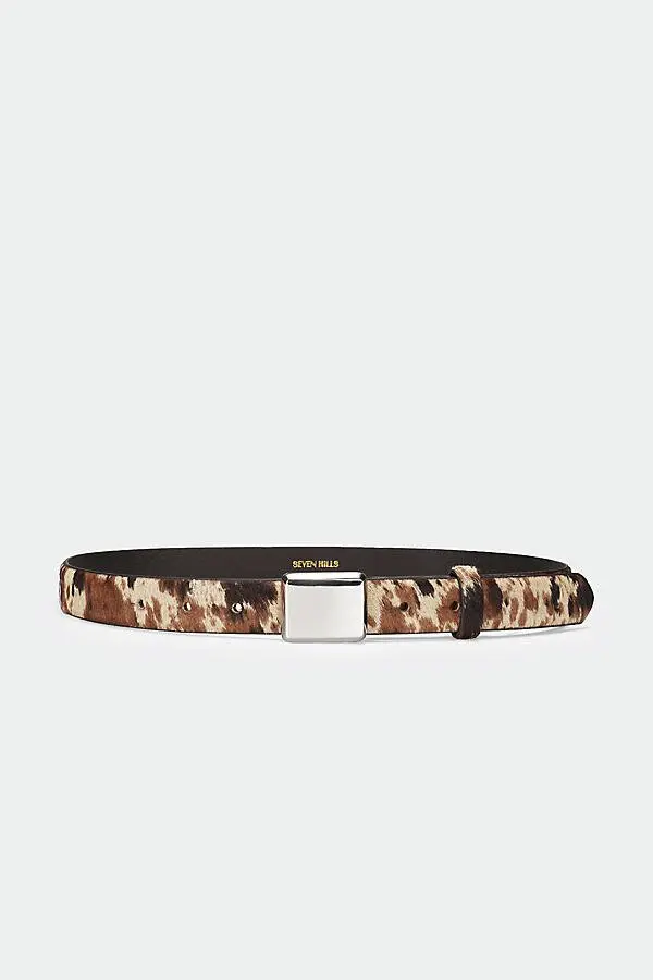 SEVEN HILLS Soho Leather Belt - Camo