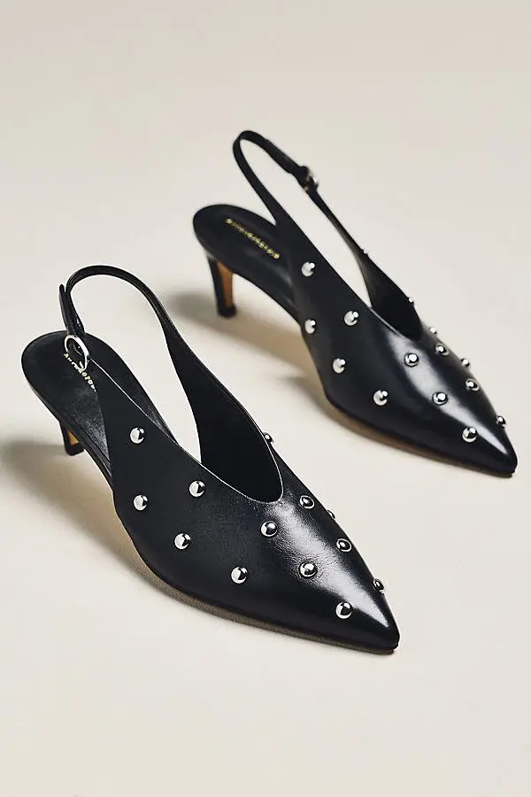 Anthropologie Pointed-toe Slingback Pumps - Oxford