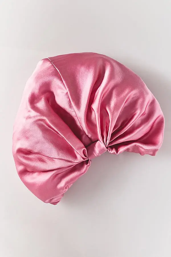 SILKE LONDON Silk Hair Bonnet - The Mila (pink)