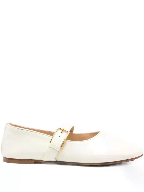 Dear Frances Balla Leather Ballet Flats