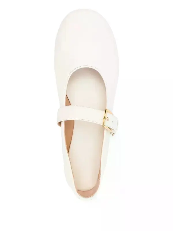 Dear Frances Balla Leather Ballet Flats