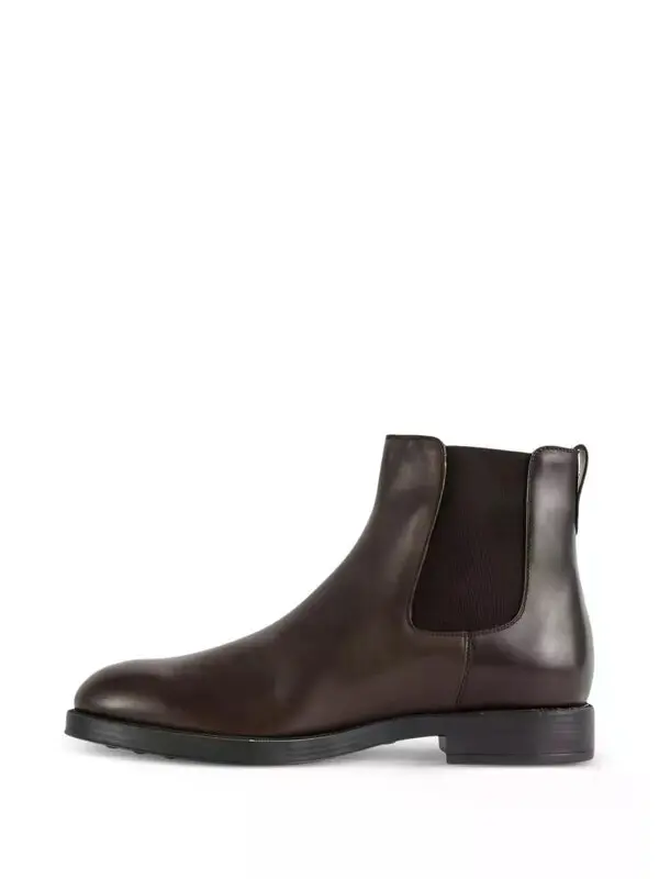 TOD'S Elastic-panel Leather Boots