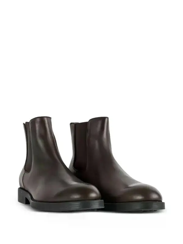 TOD'S Elastic-panel Leather Boots