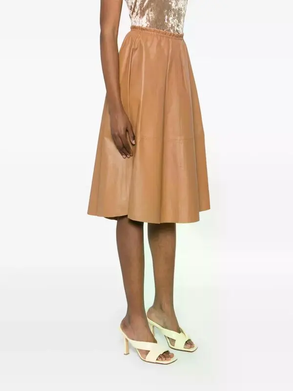 FORTE_FORTE Leather Skirt