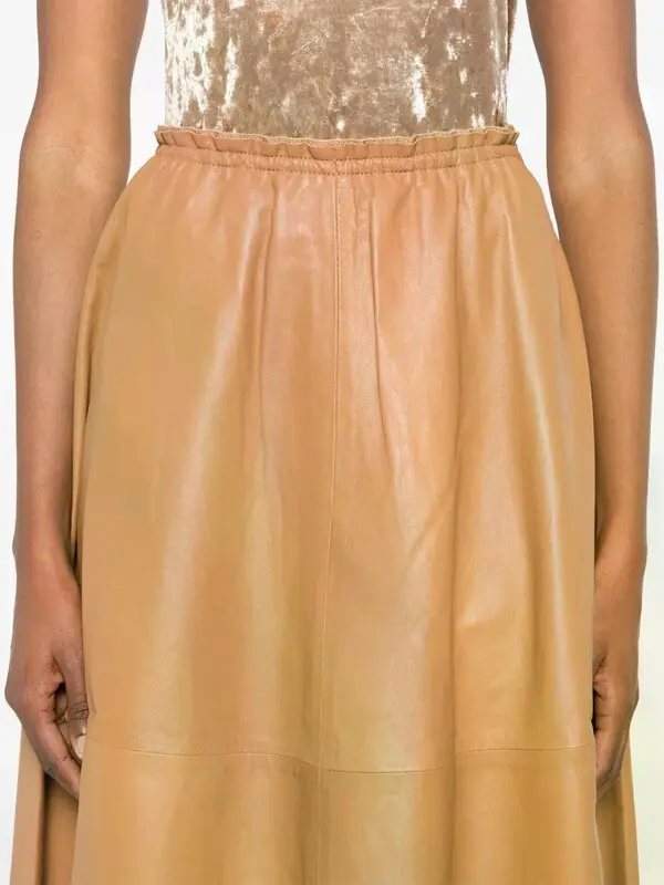 FORTE_FORTE Leather Skirt