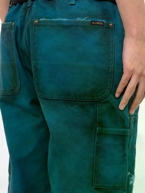 KAMIYA Distressed Cotton Trousers