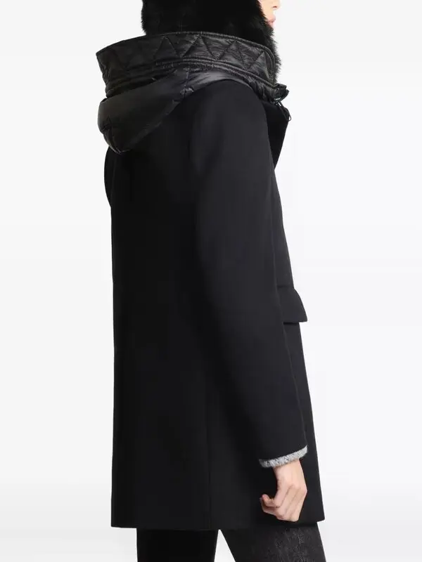 FAY Coat With Hood - Black