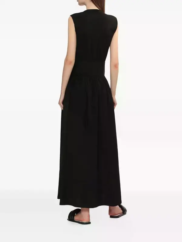 TOTEME Sleeveless Pleated Maxi Dress