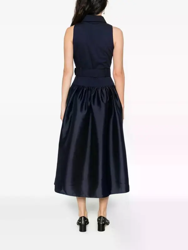 SELF-PORTRAIT Belted A-line Dress