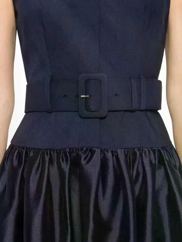 SELF-PORTRAIT Belted A-line Dress