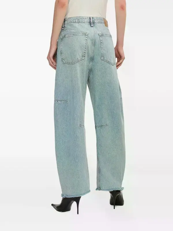 Rag & Bone Charlie Panelled Frayed Jeans