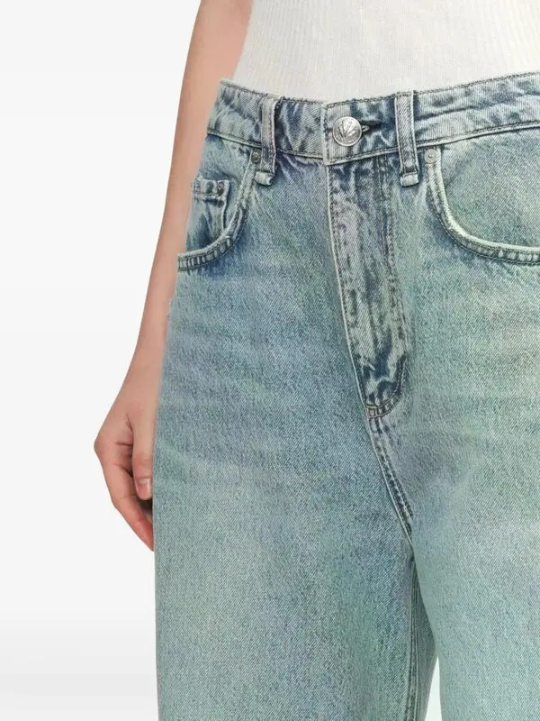 Rag & Bone Charlie Panelled Frayed Jeans