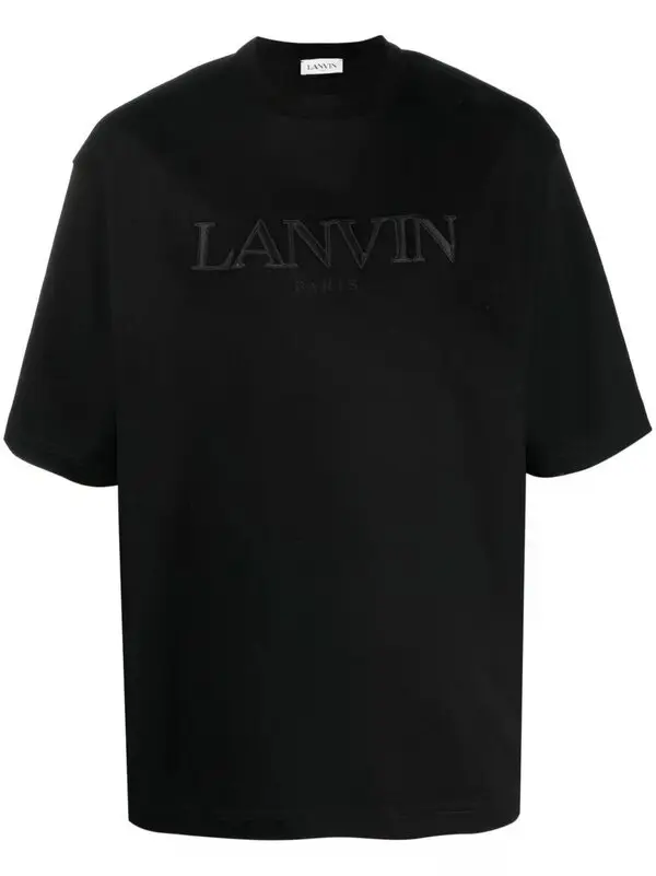 LANVIN Logo-appliqué Cotton T-shirt