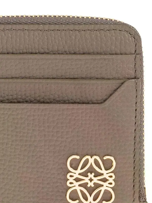 Loewe Anagram-plaque Cardholder - Brown
