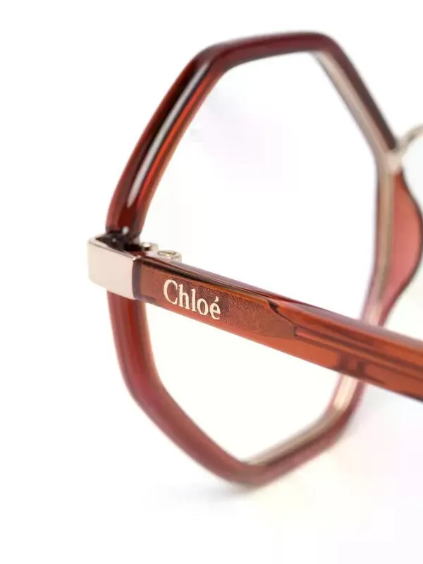 Chloé Hexagonal-shaped Eyeglasses