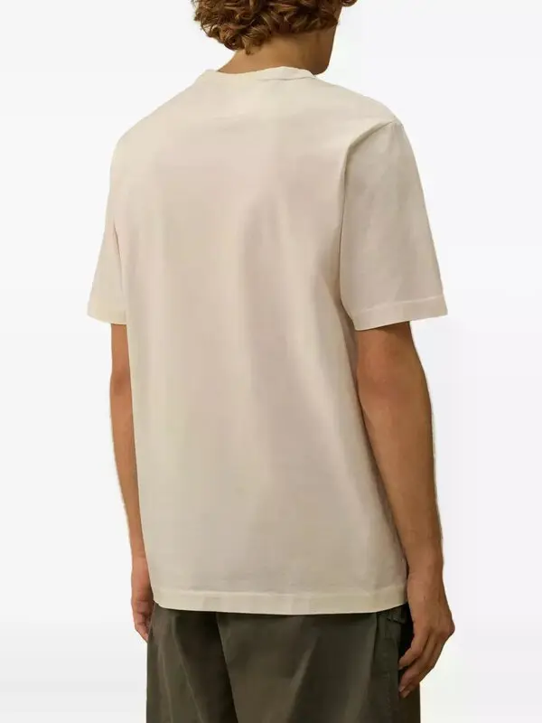 C.P. COMPANY Figure-embroidered T-shirt