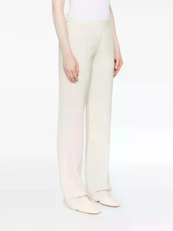 FORTE_FORTE Pleated Straight-leg Trousers