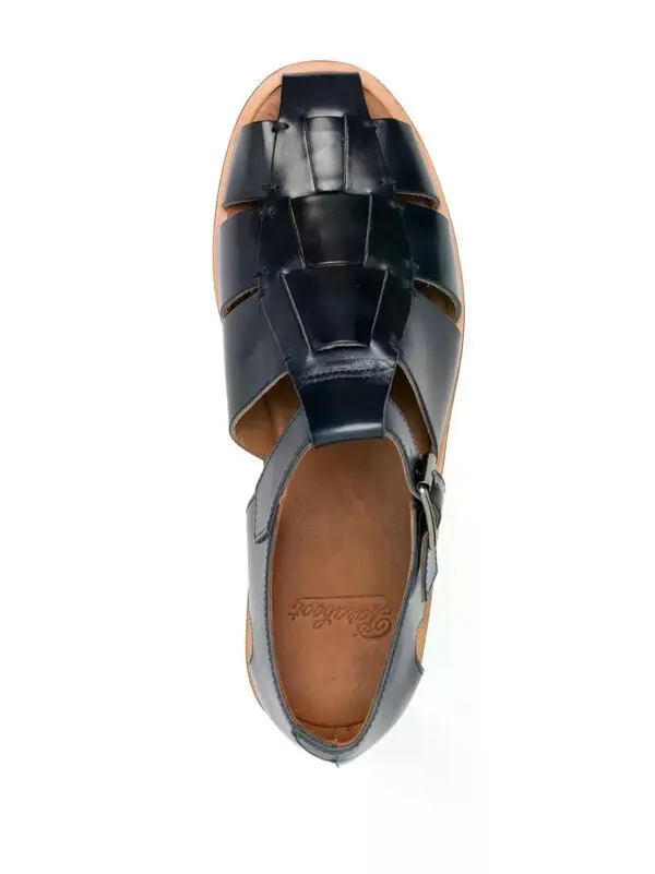Paraboot Buckle-fastening Cut-out Sandals - Blue