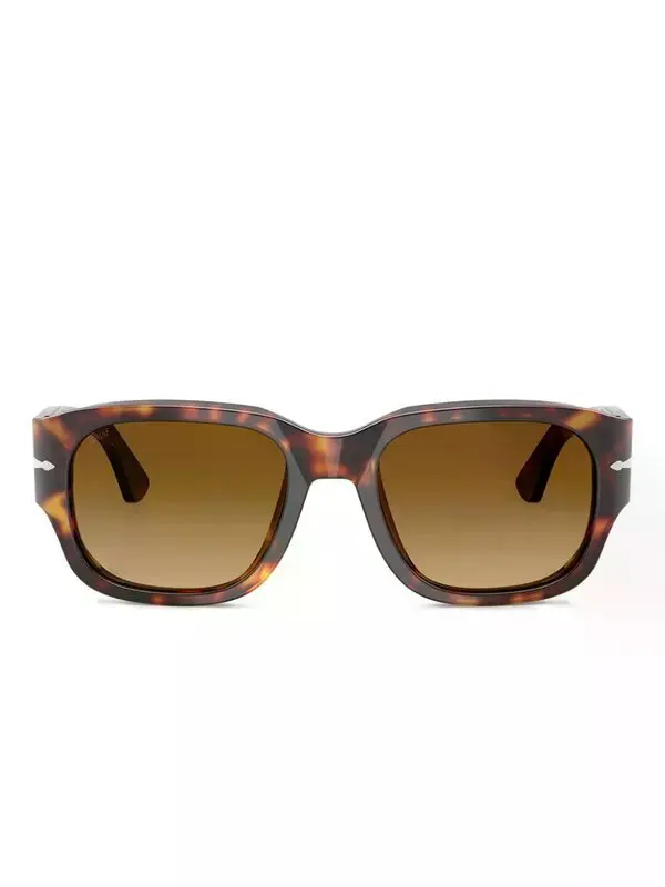 Persol Tortoiseshell Square Sunglasses - Brown