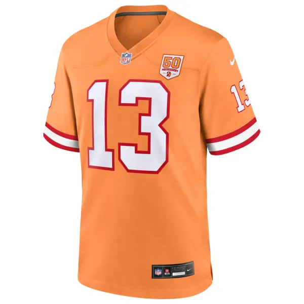Nike Mike Evans Tampa Bay Buccaneers 50th Anniversary Nfl Game Jersey - Orange
