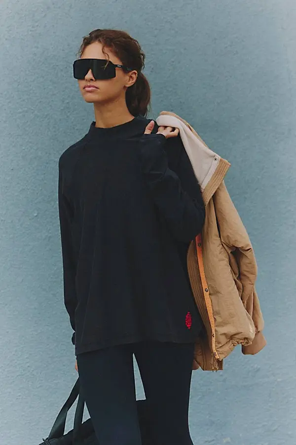 Free People Restoration Layer Pullover - Black