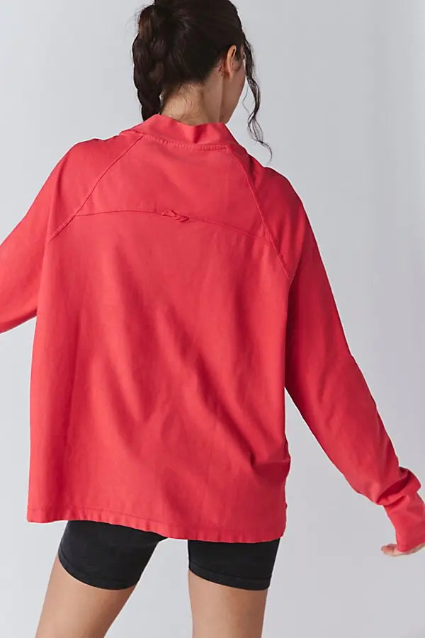 Free People Restoration Layer Pullover - Victory Red