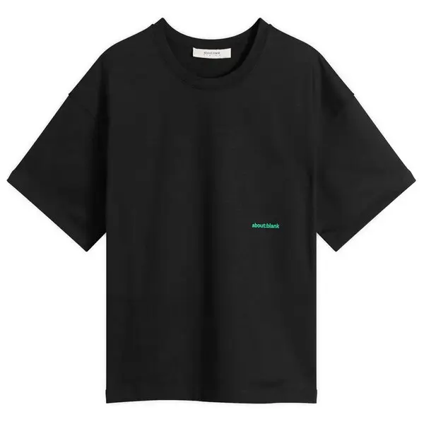 ABOUT:BLANK 20th Anniversary Box T-shirt Presented By - Black/emerald