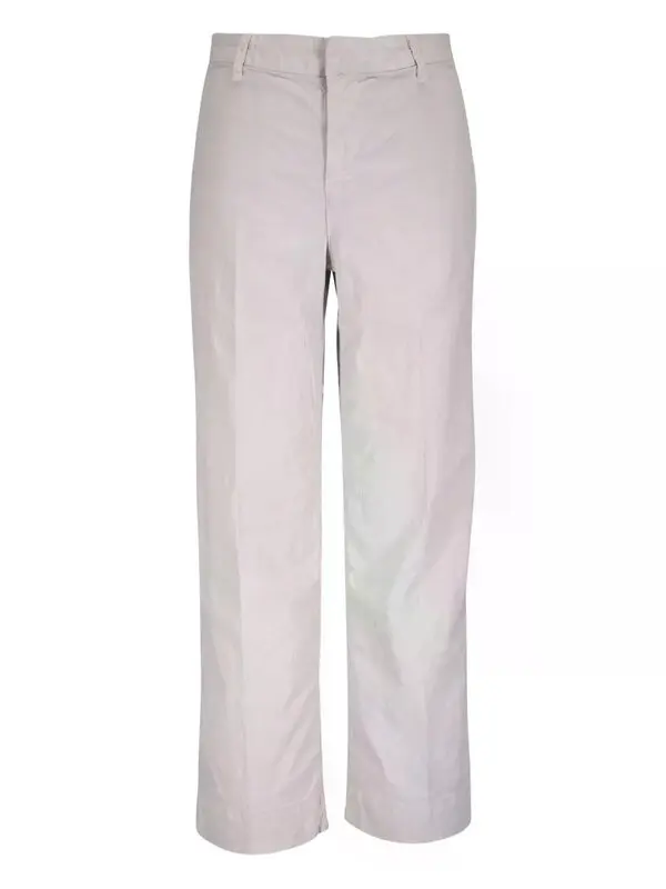 Frank & Eileen Patch-pocket Cropped Trousers - Neutrals