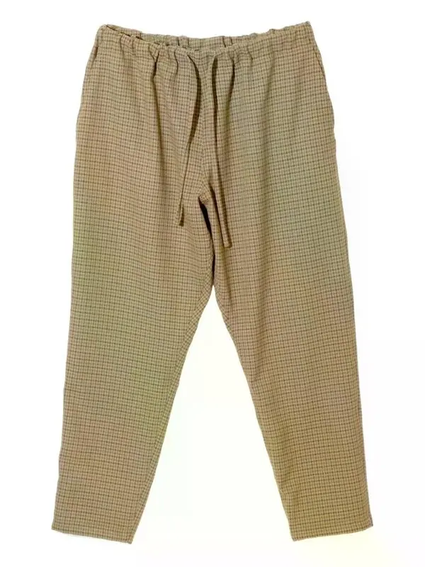 SOUTH2 WEST8 Houndstooth Tapered Trousers