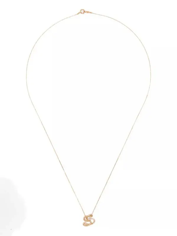 Charlotte Chesnais 18k Yellow Diamond S Necklace - Gold