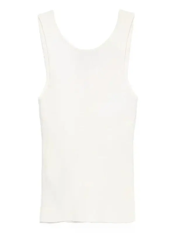 3.1 Phillip Lim Compact Ribbed Tank Top - Ivoryiv122