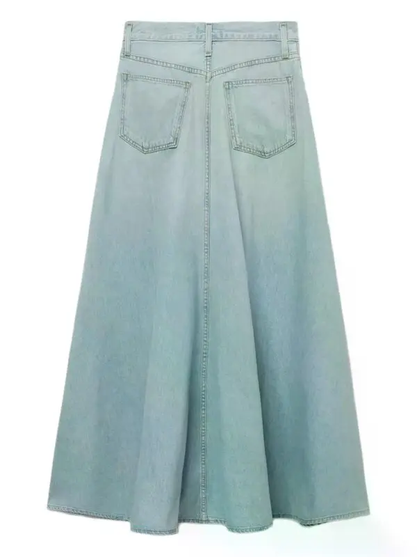 AGOLDE Denim Flared Maxi Skirt
