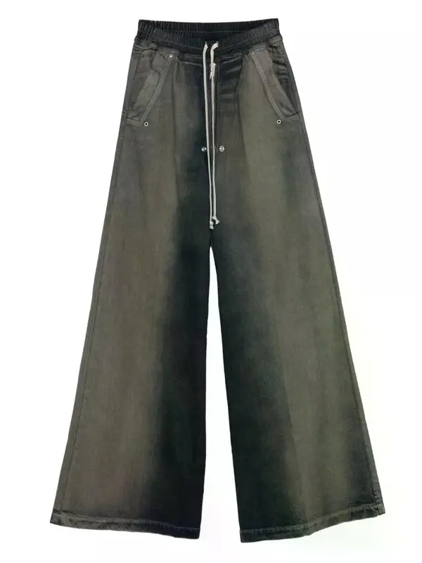 Rick Owens Drawstring Wide-leg Trousers - Grey