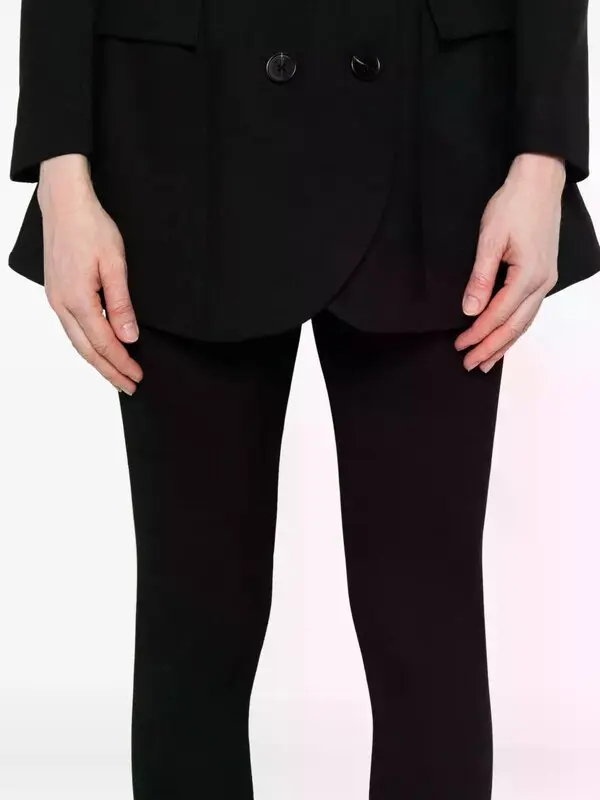 SELF-PORTRAIT Belted Knit Trousers