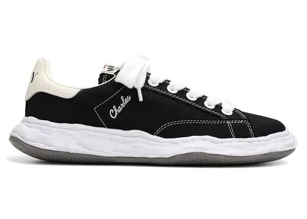 Mihara Yasuhiro Charles Og Sole Canvas Low - Black
