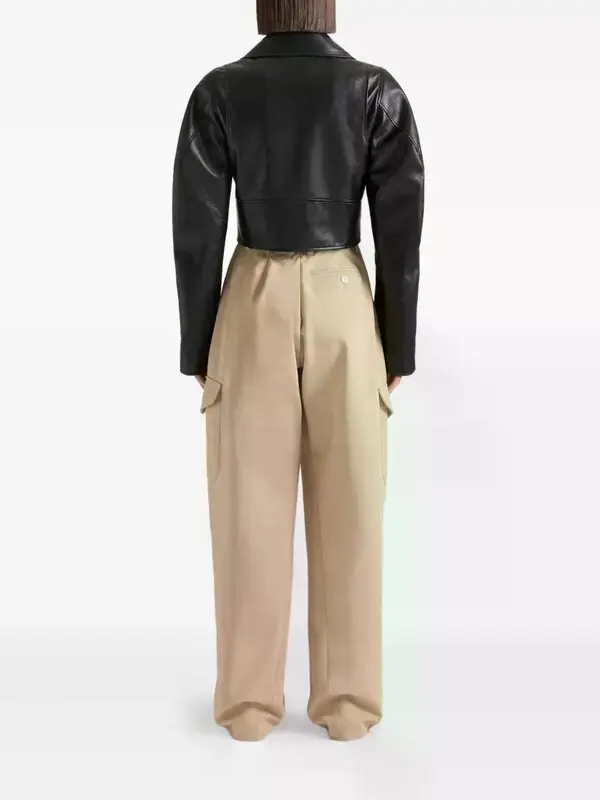 Givenchy Cropped Leather Jacket