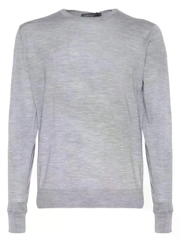 FILIPPO DE LAURENTIIS Crew Neck Long-sleeve Sweater