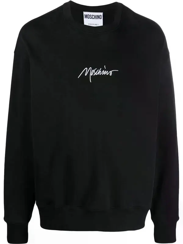 Moschino Crew-neck Sweatshirt With Logo