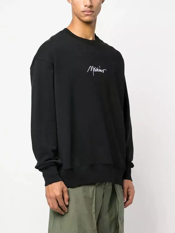 Moschino Crew-neck Sweatshirt With Logo