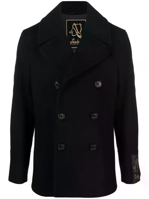 SEALUP Double-breasted Wool-blend Jacket