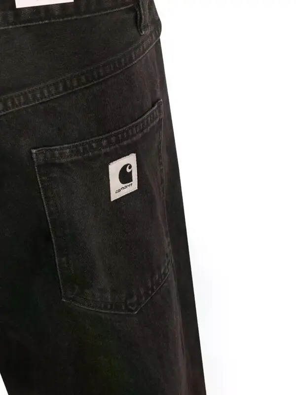 Carhartt Work In Progress Brandon Stonewashed Trousers - Black