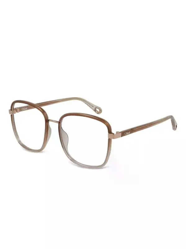 Chloé Ch0034o Square-frame Glasses - Brown