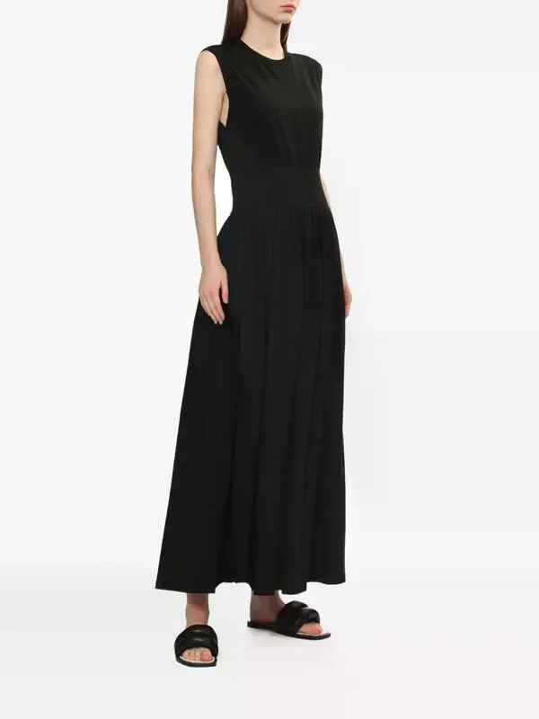 Toteme Slim-Fit Stretch-Jersey Midi Dress In Black | Editorialist