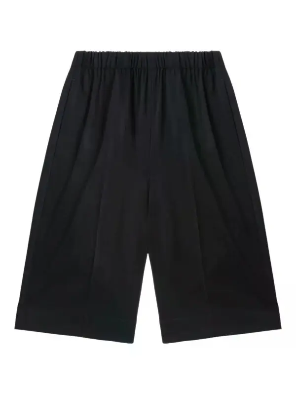 ENFOLD Elastic-waist Wool Shorts