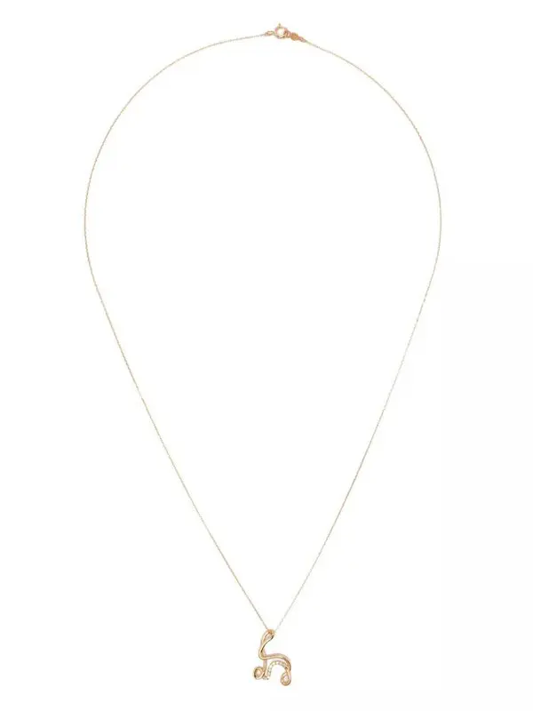 Charlotte Chesnais 18k Yellow H Diamond Necklace - Gold